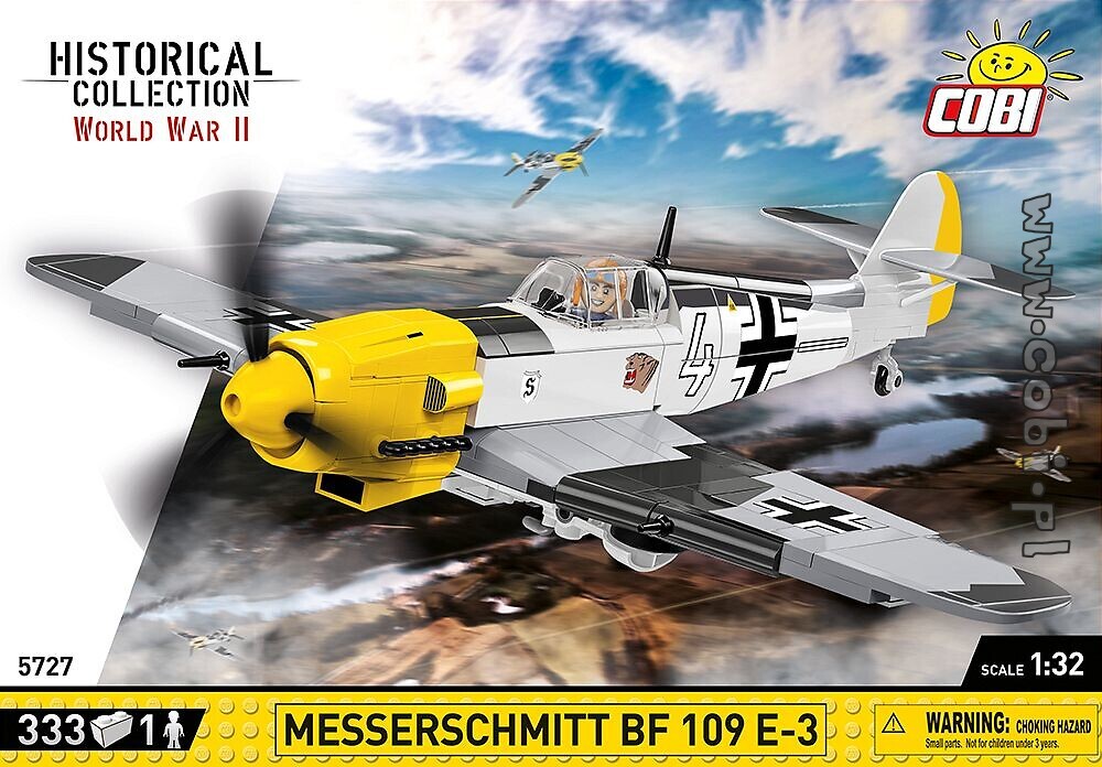 COBI Messerschmitt BF 109 E-3, 5727 – Military Aviation Museum
