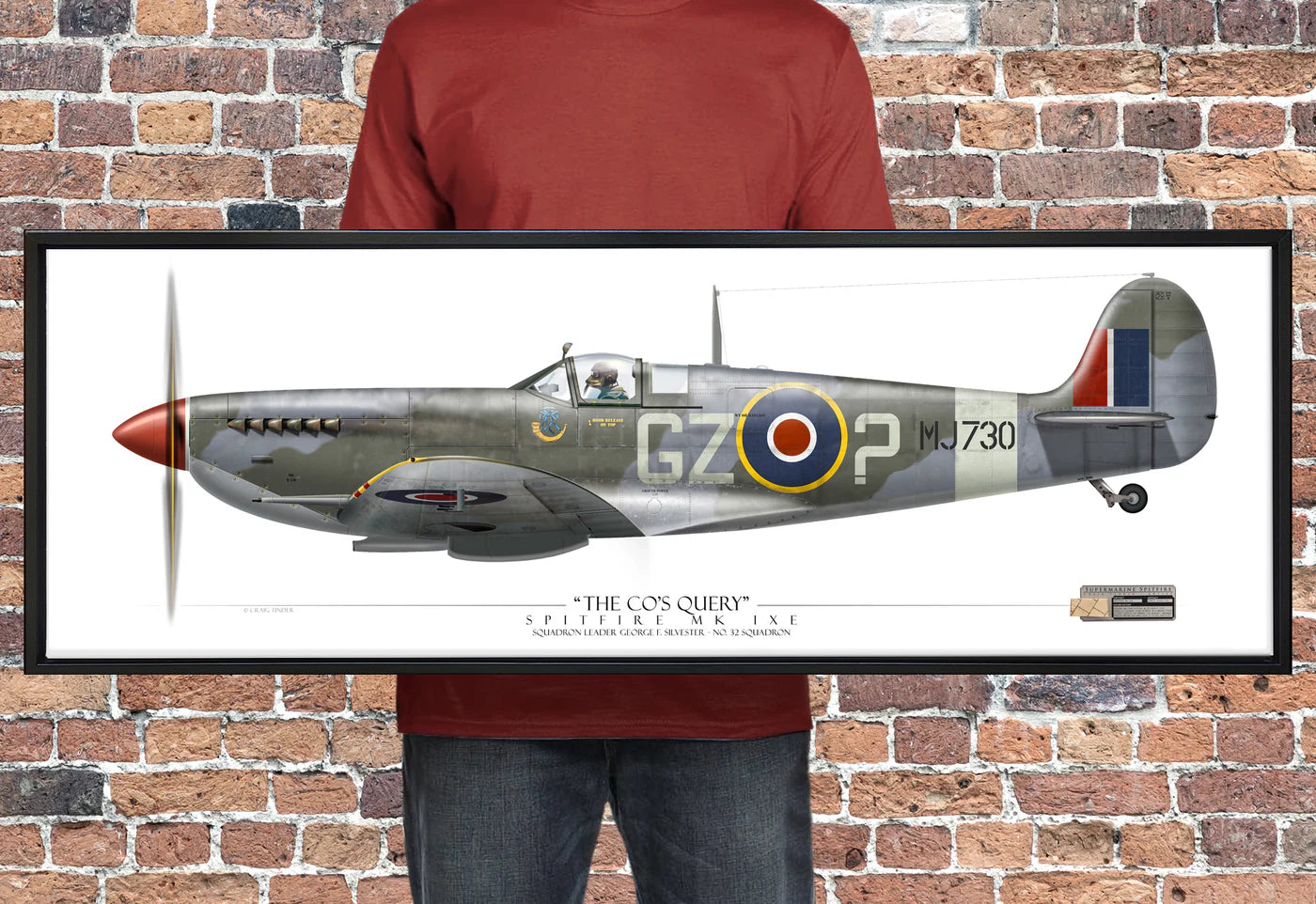 Spitfire Mk IXe - "The CO's Query" - Profile Canvas | INC: Propeller P ...