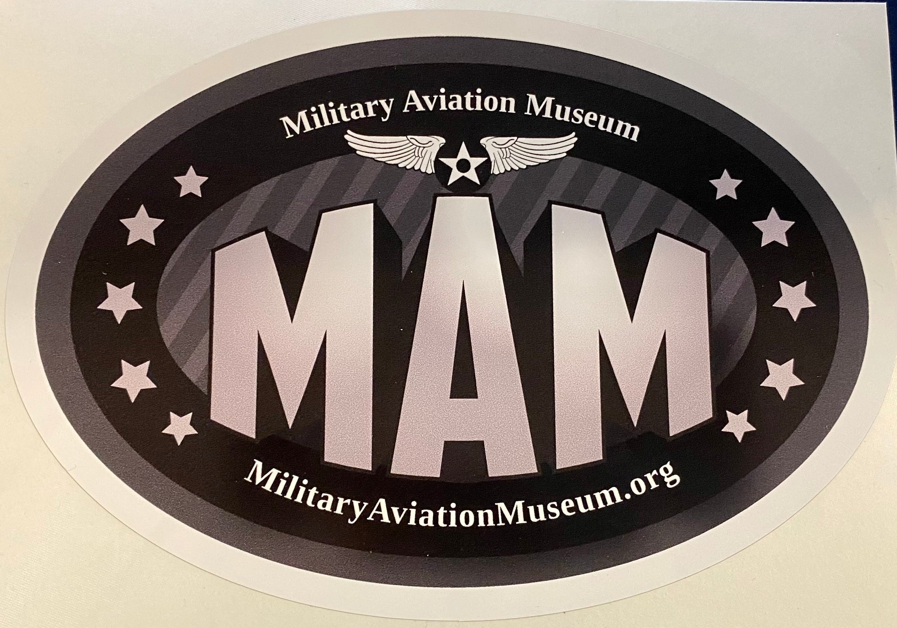 Military Aviation Museum Oval Sticker (MAM)