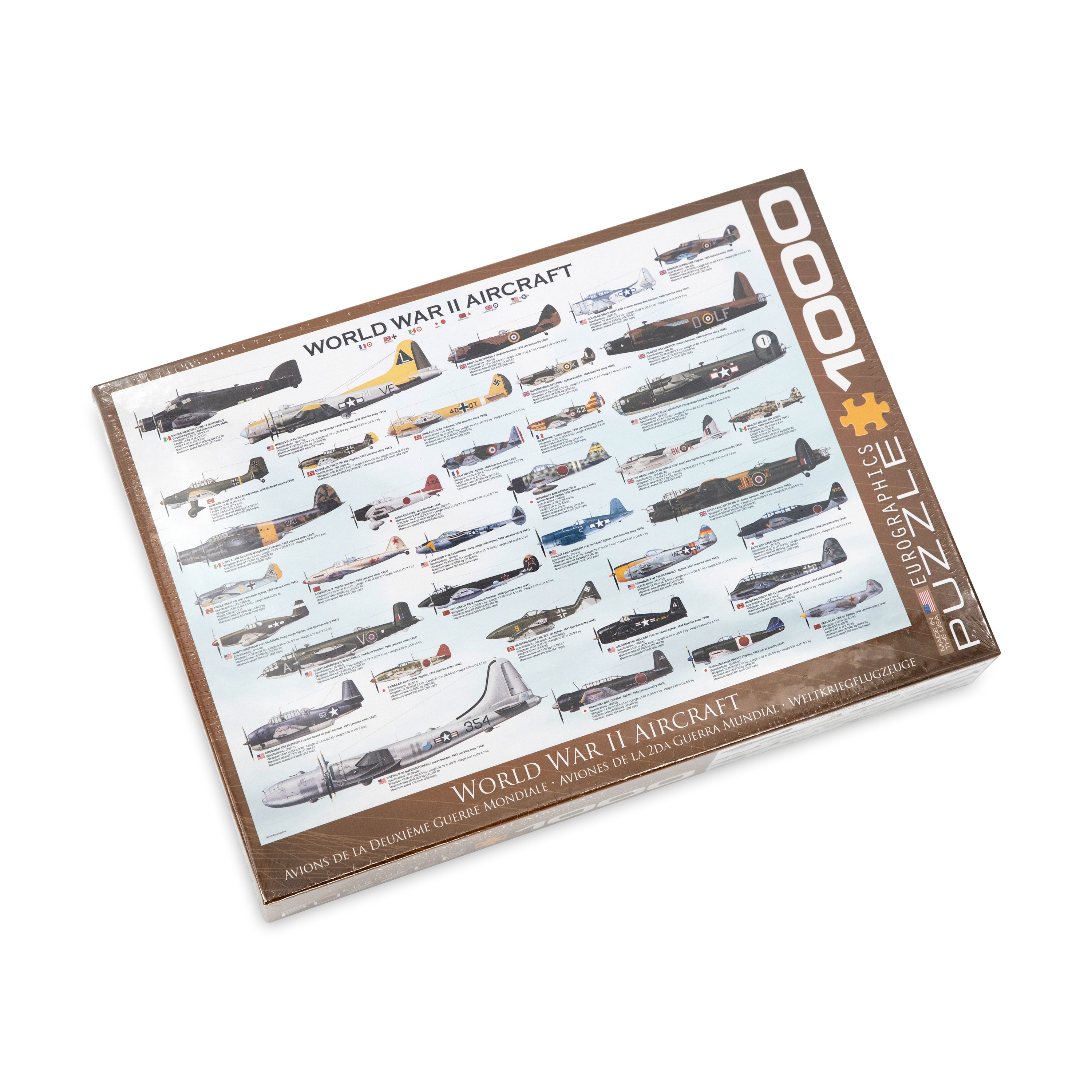 WWII Aircraft 1000 Piece Puzzle – Military Aviation Museum
