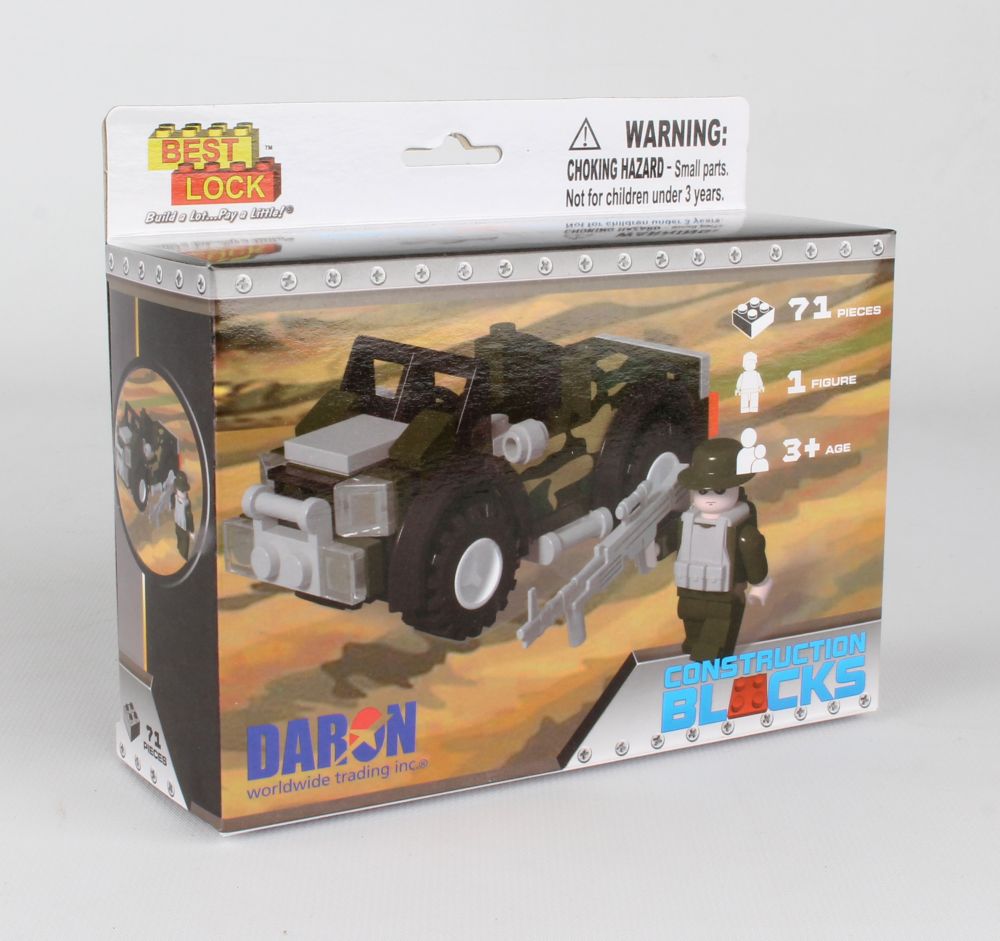 Army Jeep Construction Block Kit – Military Aviation Museum